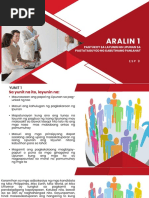 Karapatan at Tungkulin NG Tao Sa Lipunan | PDF