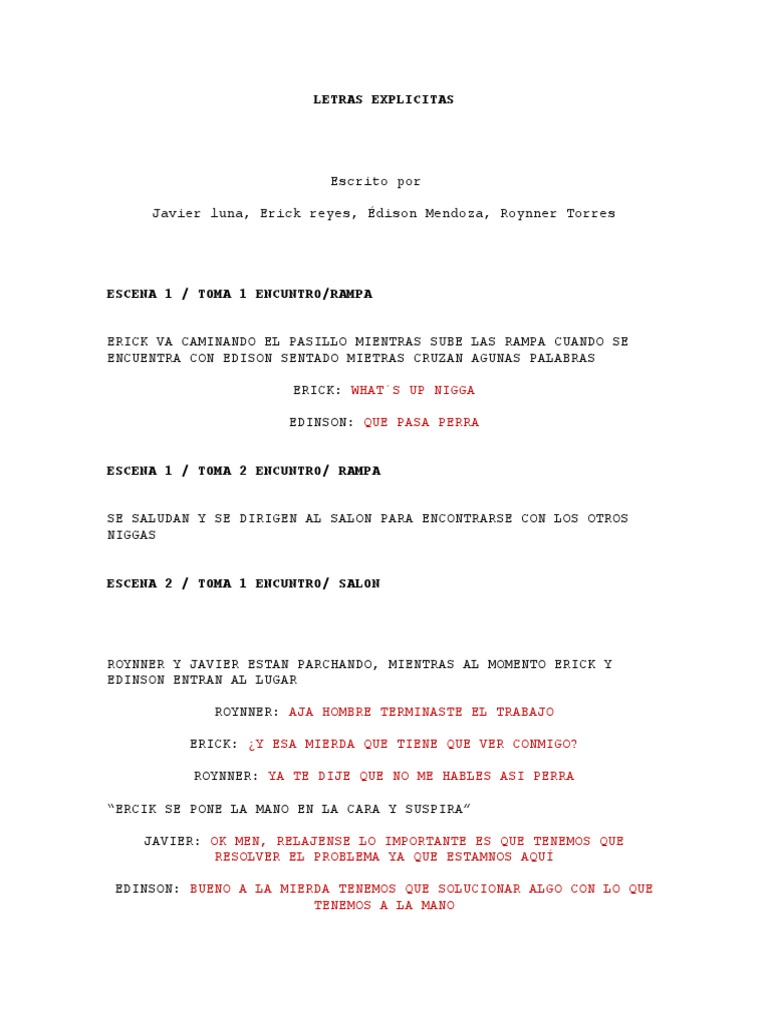 Letras Explicitas | PDF