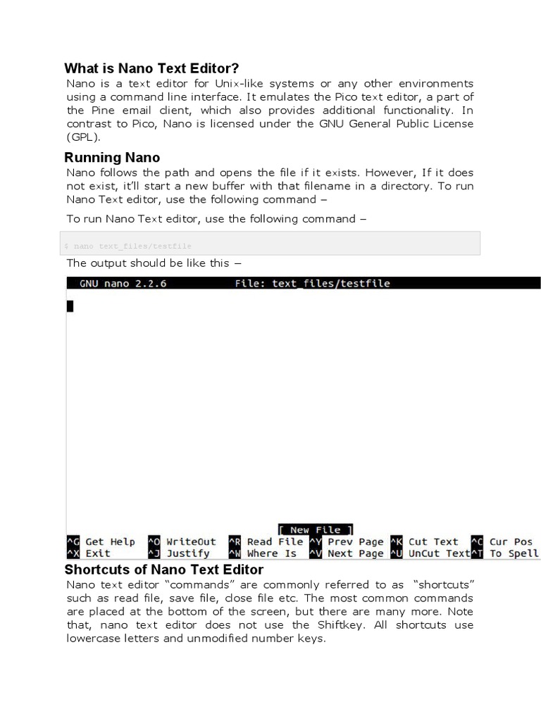 Nano | PDF | Computer Architecture | Software