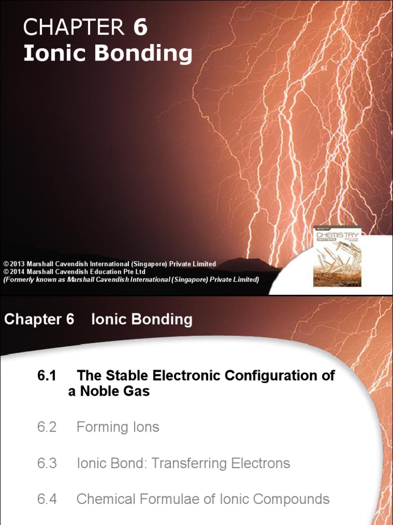 Ionic Bonding | Download Free PDF | Ion | Ionic Bonding