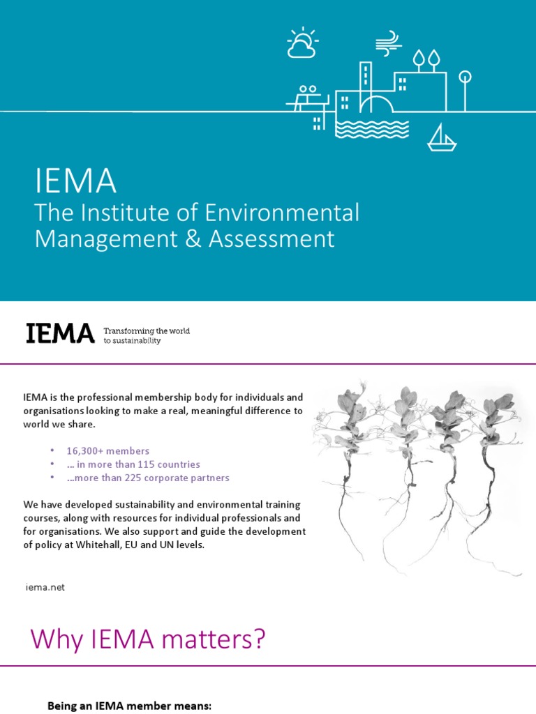 IEMA: Leading Environmental Sustainability | PDF | Sustainability ...