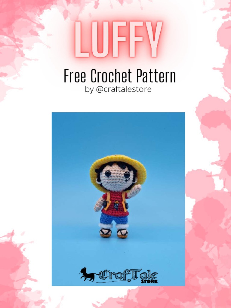 Free Luffy Amigurumi Crochet Pattern | PDF