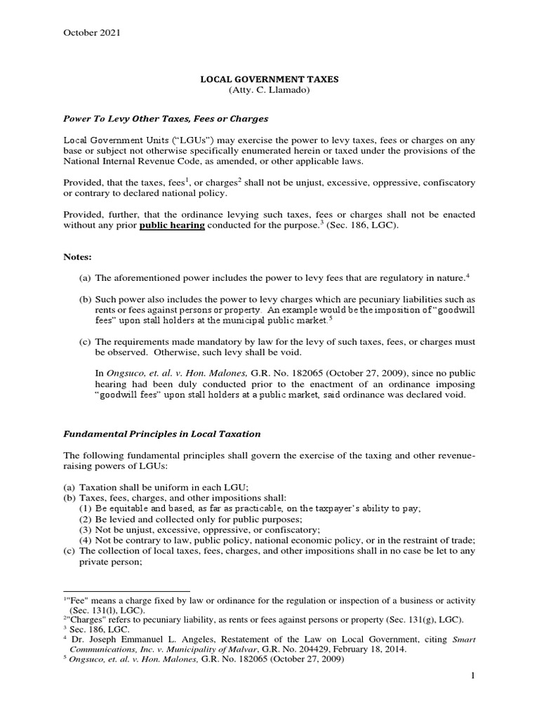 90-17 Cpar - Local Government Taxes | PDF | Taxes | Taxpayer