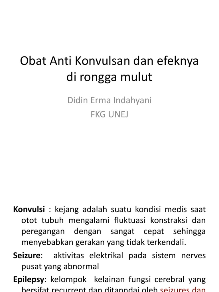 Obat Anti Konvulsan - Compressed | PDF | Neuron | Action Potential