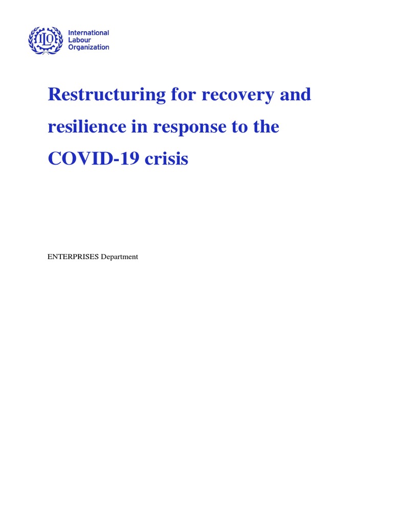 Restructuring For Recovery and | PDF | International Labour ...