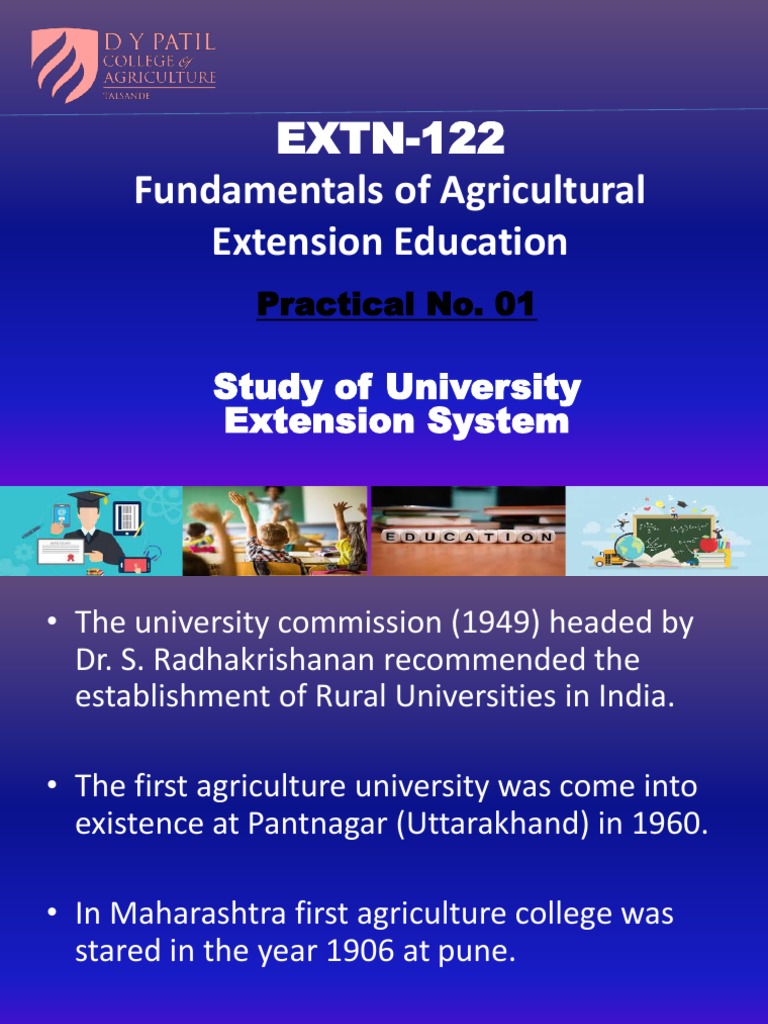 Practical No. 1 Study of University Extension System-converted | PDF
