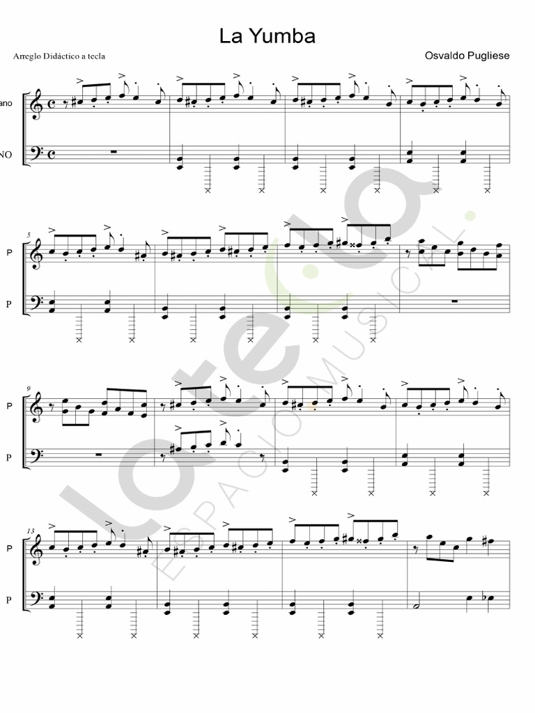 1 La Yumba La Tecla | PDF 1 La Yumba La Tecla | PDF