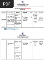 Brigada-Eskwela Action-Plan - 2024-2025 | PDF | Learning | Behavior Modification