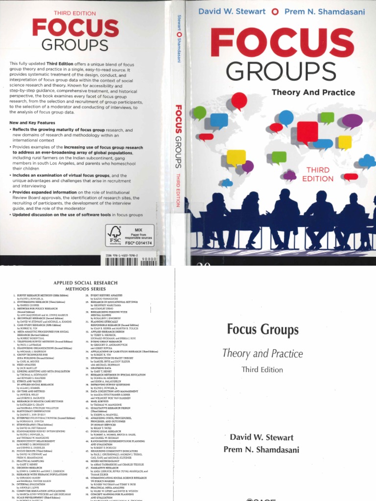 David W. Stewart, Prem N. Shamdasani - Focus Groups - Theory and Practice-SAGE Group (2015 ...