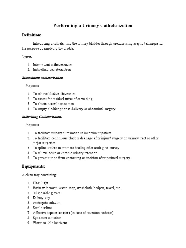Foleys Catheterization | PDF | Clinical Medicine | Genitourinary System