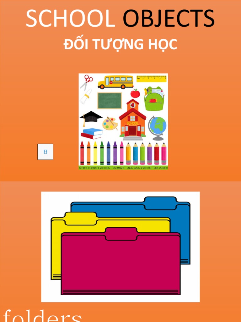 Classroom Objects Pdf