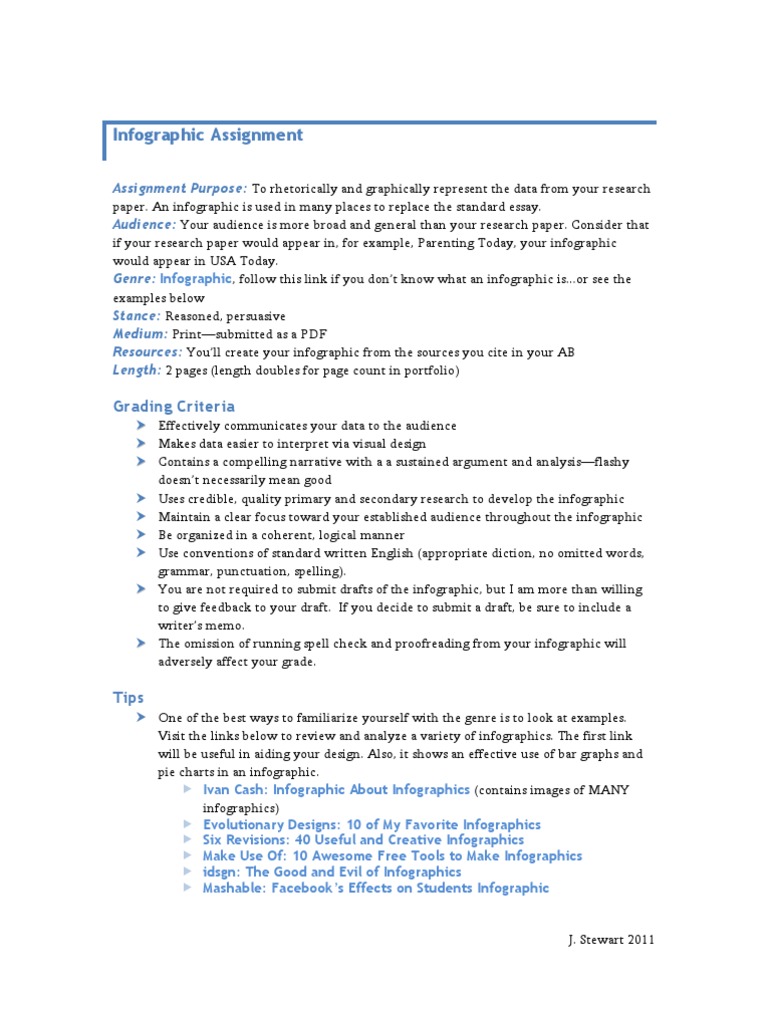 Infographic Assignment | PDF | Infographics | Semiotics