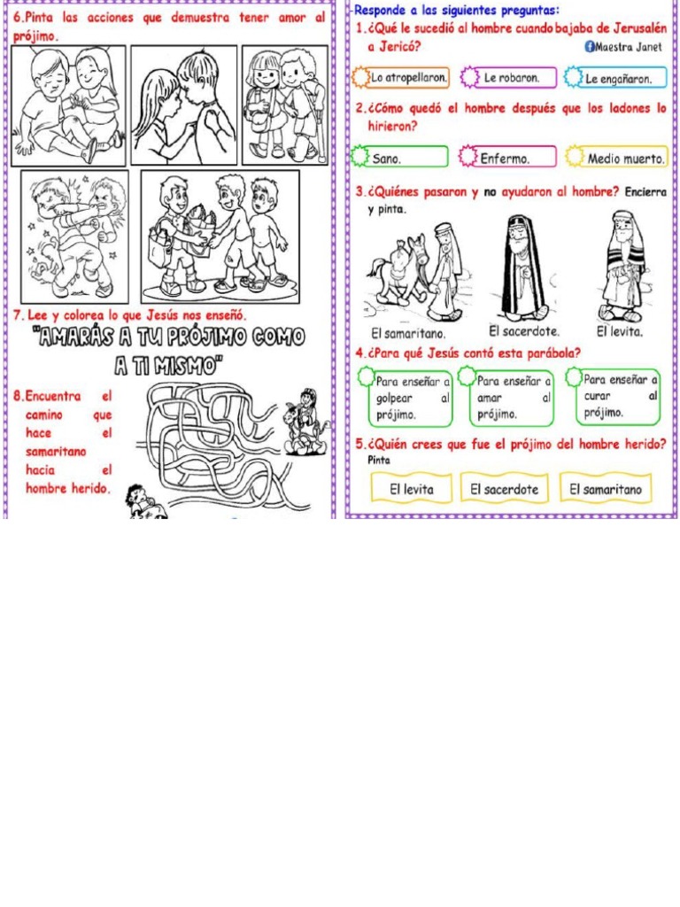 La Parábola Del Buen Samaritano | PDF