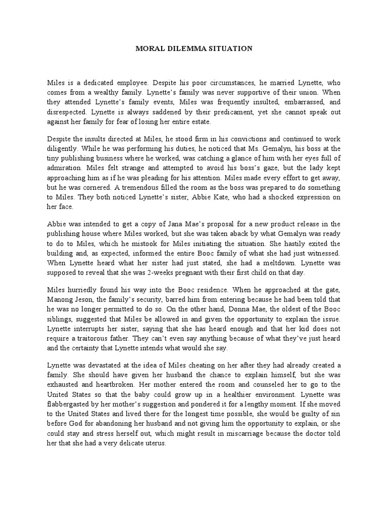 7 Steps Moral Decision Model | PDF