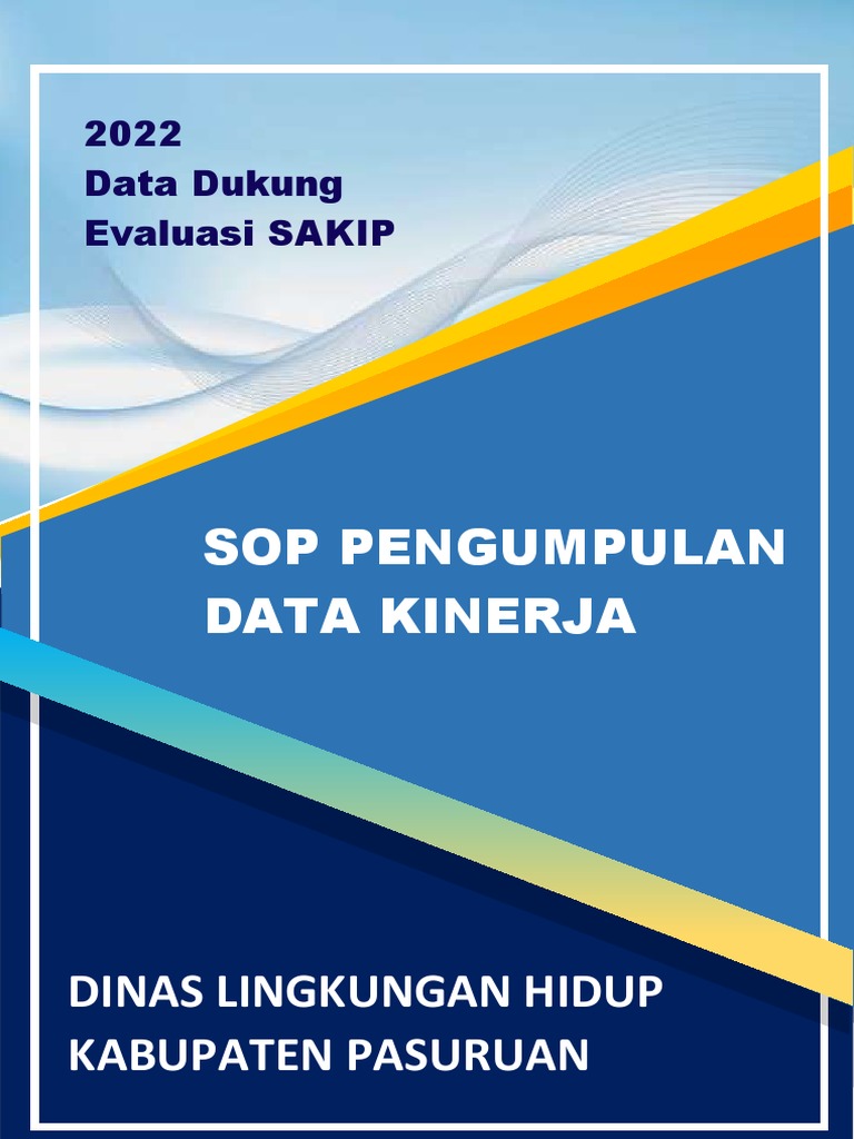 Sop Pengumpulan Data Kinerja | PDF