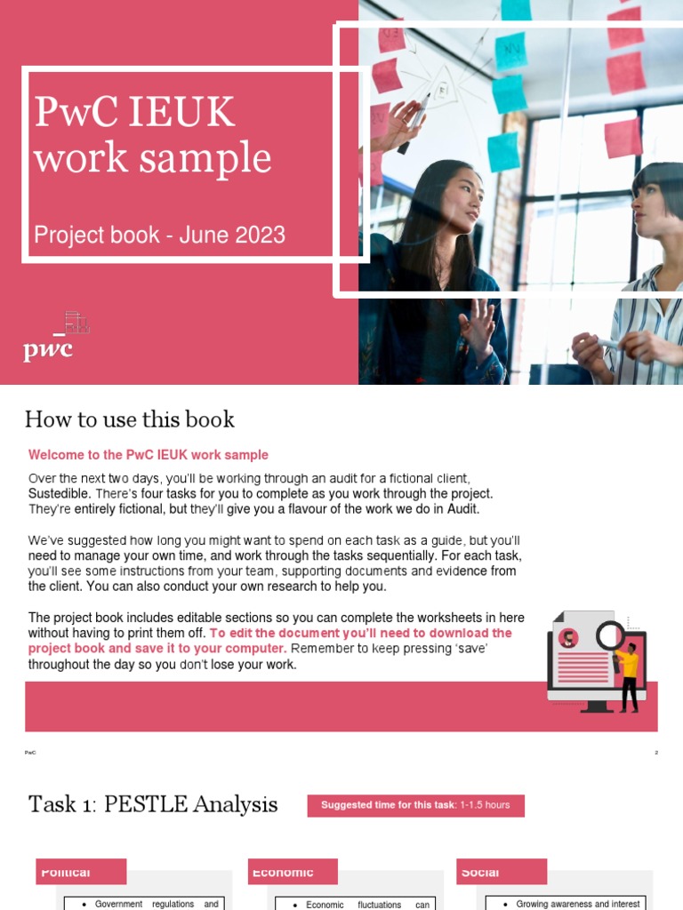 PWC IEUK Participant Project Book | PDF | Financial Audit | Internal ...