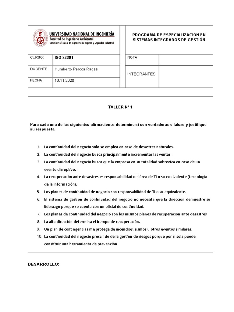 C6 - Taller 1 Mitos y Realidades | PDF