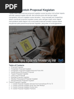 Contoh Proposal Kegiatan Efektif | PDF