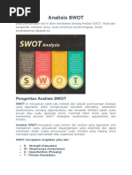 Makalah Analisis Swot | PDF | Karier & Perkembangan | Bisnis