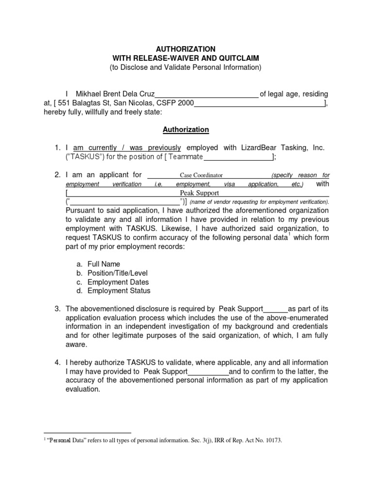 LBTI EV - Consent Form | PDF