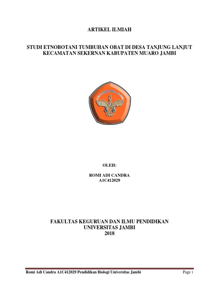 ARTIKEL ILMIAH Romi | PDF