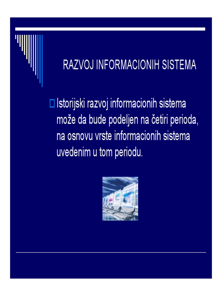 Razvoj Informacionih Sistema | PDF