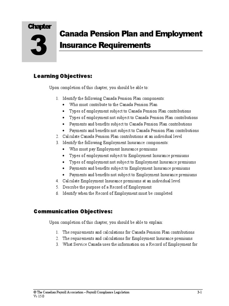 CPP Contribution Calculation Guide | PDF