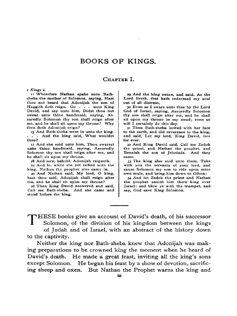 Books of Kings | PDF