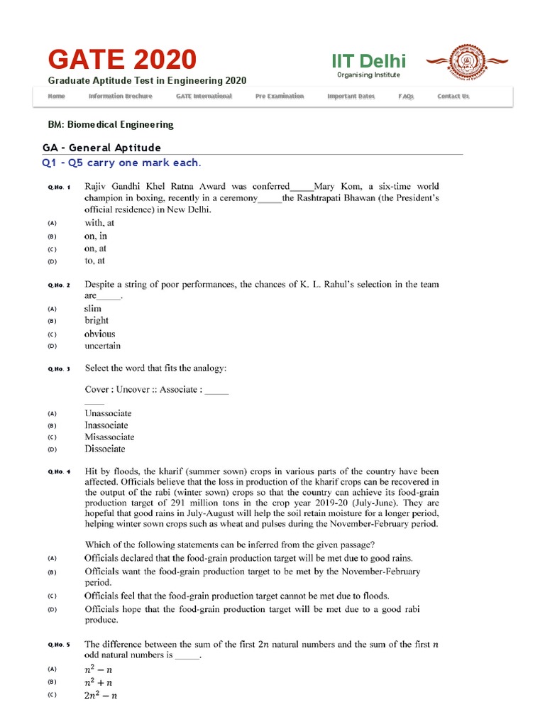 BM 2020 | PDF | Academia | Schools