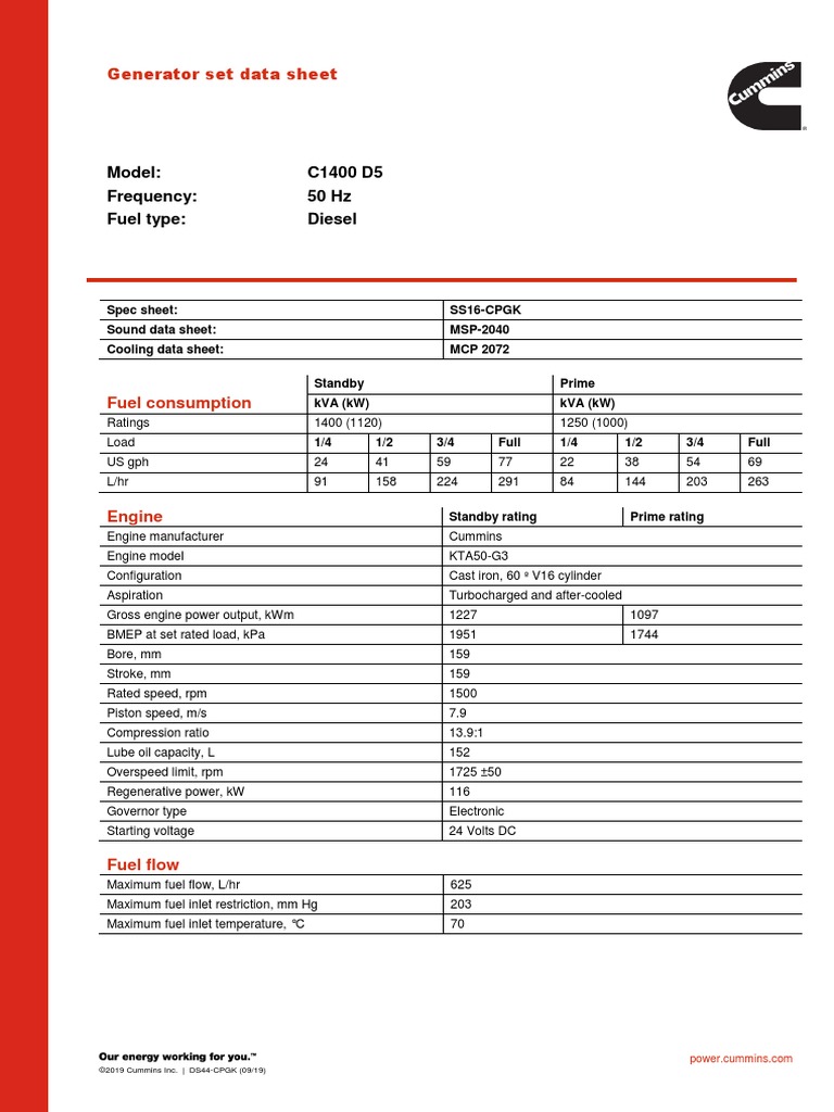 C1400D5 - Specs | PDF