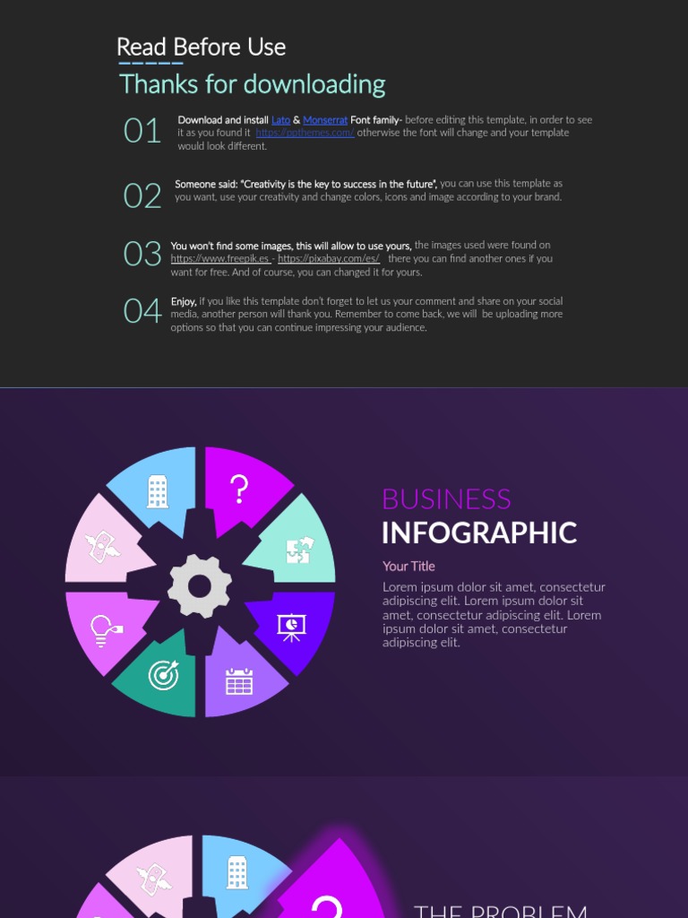 Circle Infographic on Powerpoint With Morph Transition | PDF