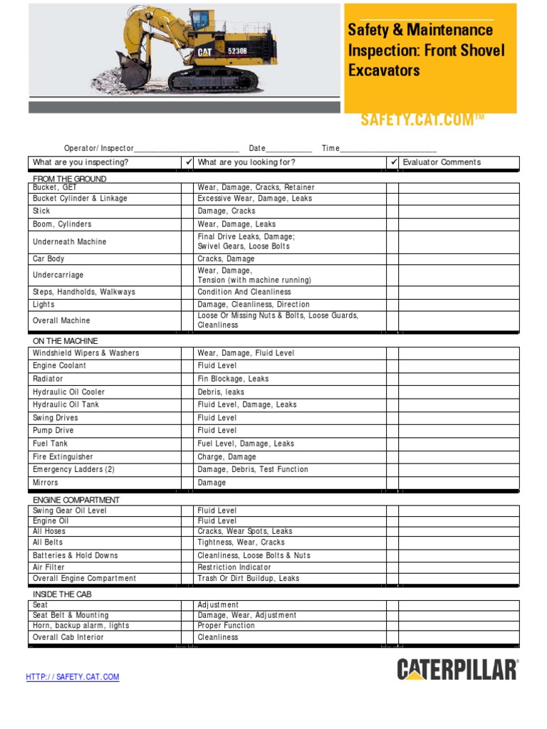 Front Shovel Excavators | PDF | Leak | Mechanical Engineering