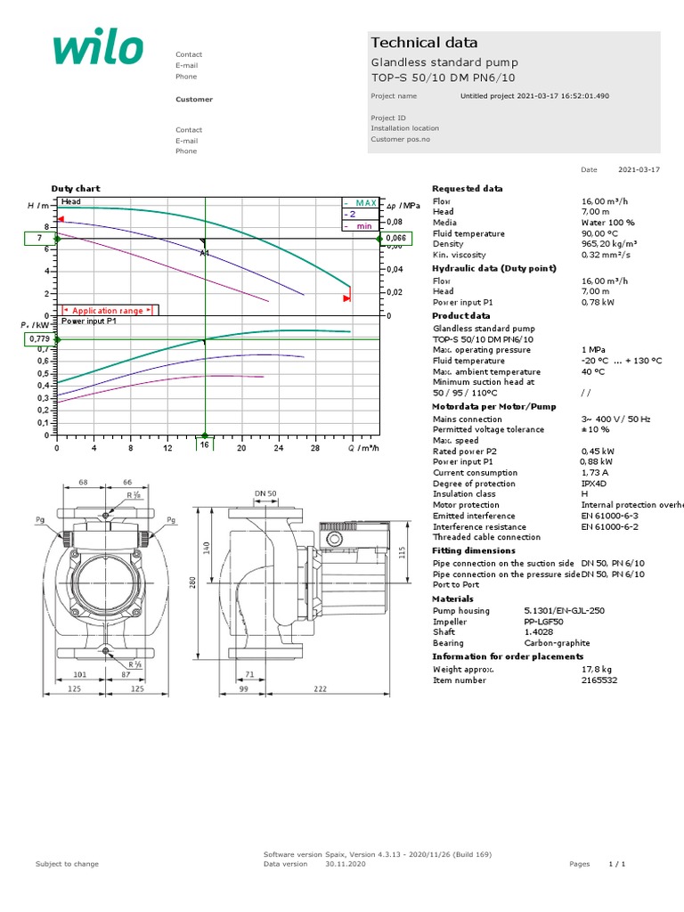 Data Sheet Top-S 50 10 DM Pn6 10 | PDF