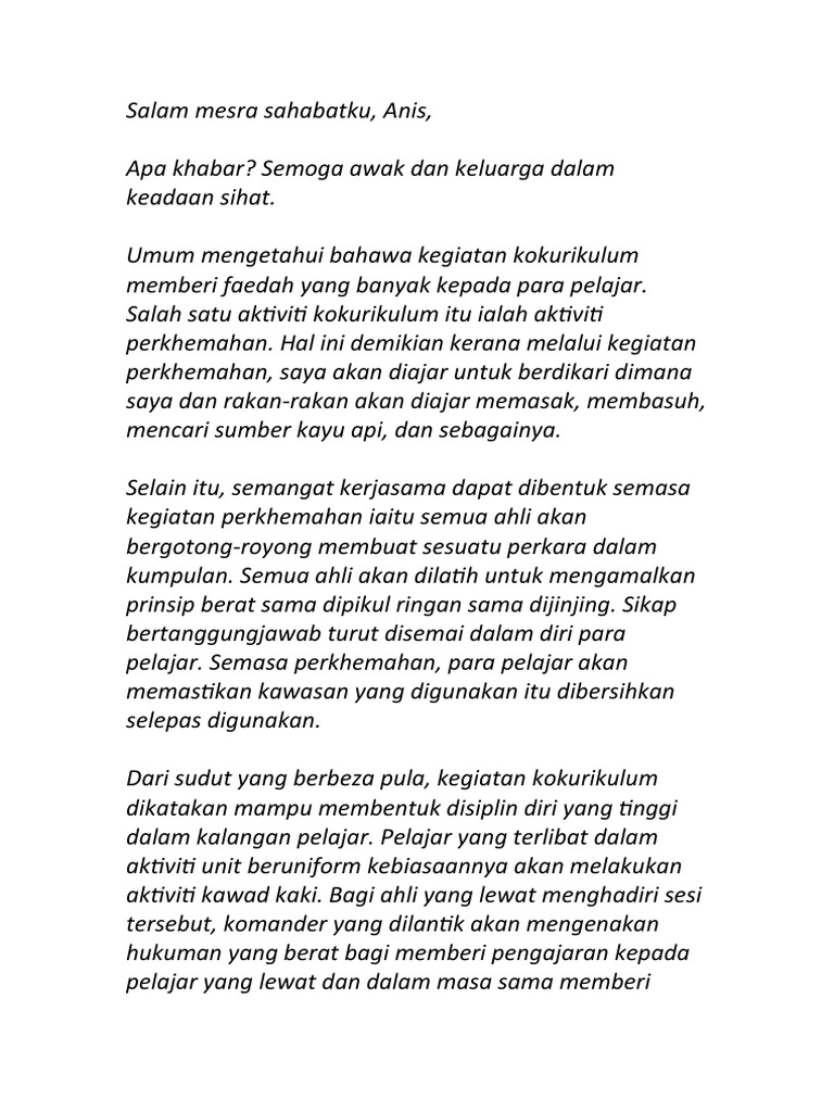 Karangan Pendek Emel | PDF