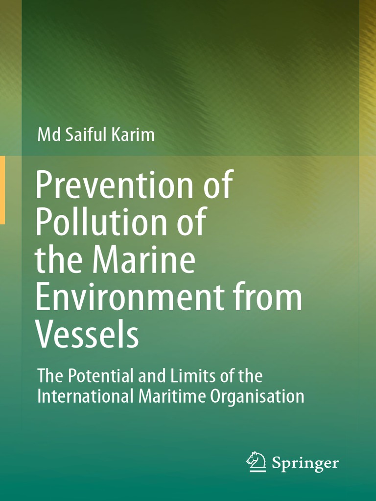 Prevention of Pollution of The Marine Environment From Vessels | PDF