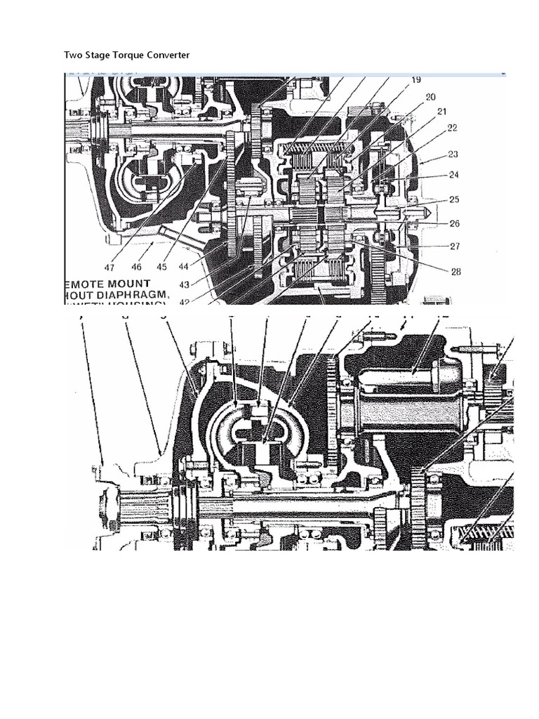 Two Stage Torque Converter | PDF