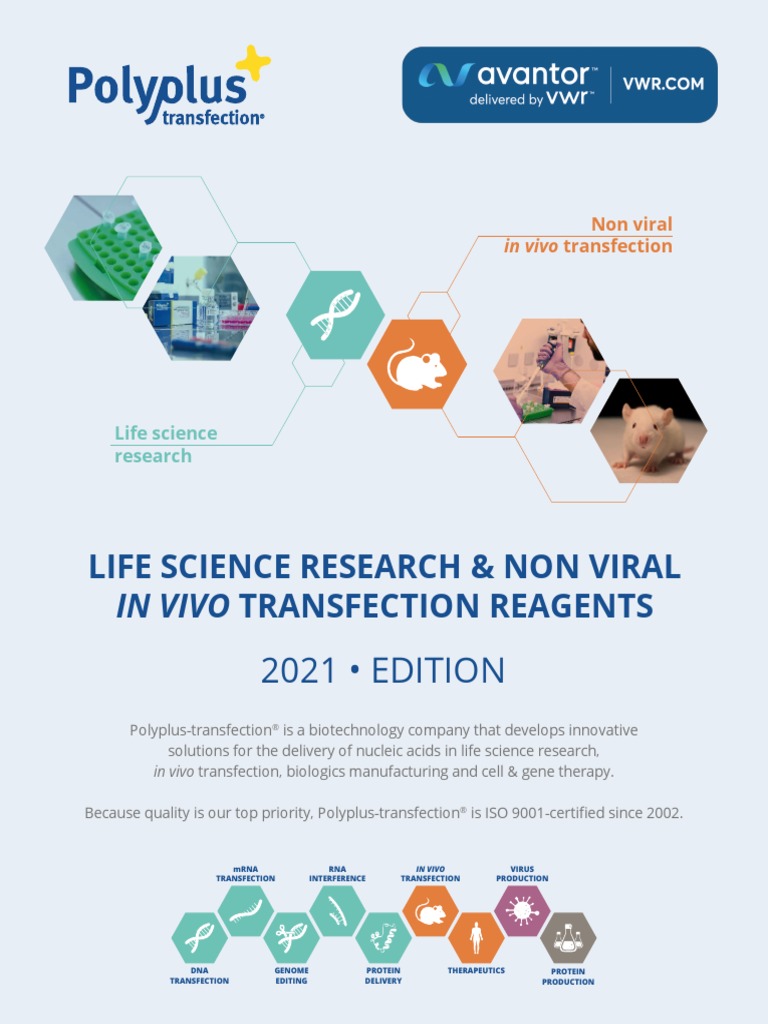 Polyplus Transfection® Life Science Research and Non-Viral In-Vivo Transfection Reagents | PDF ...