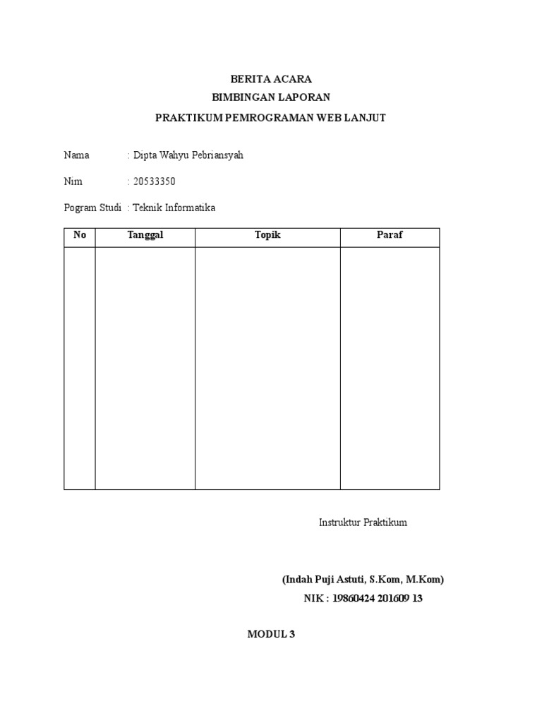 Responsi Praktikum | PDF