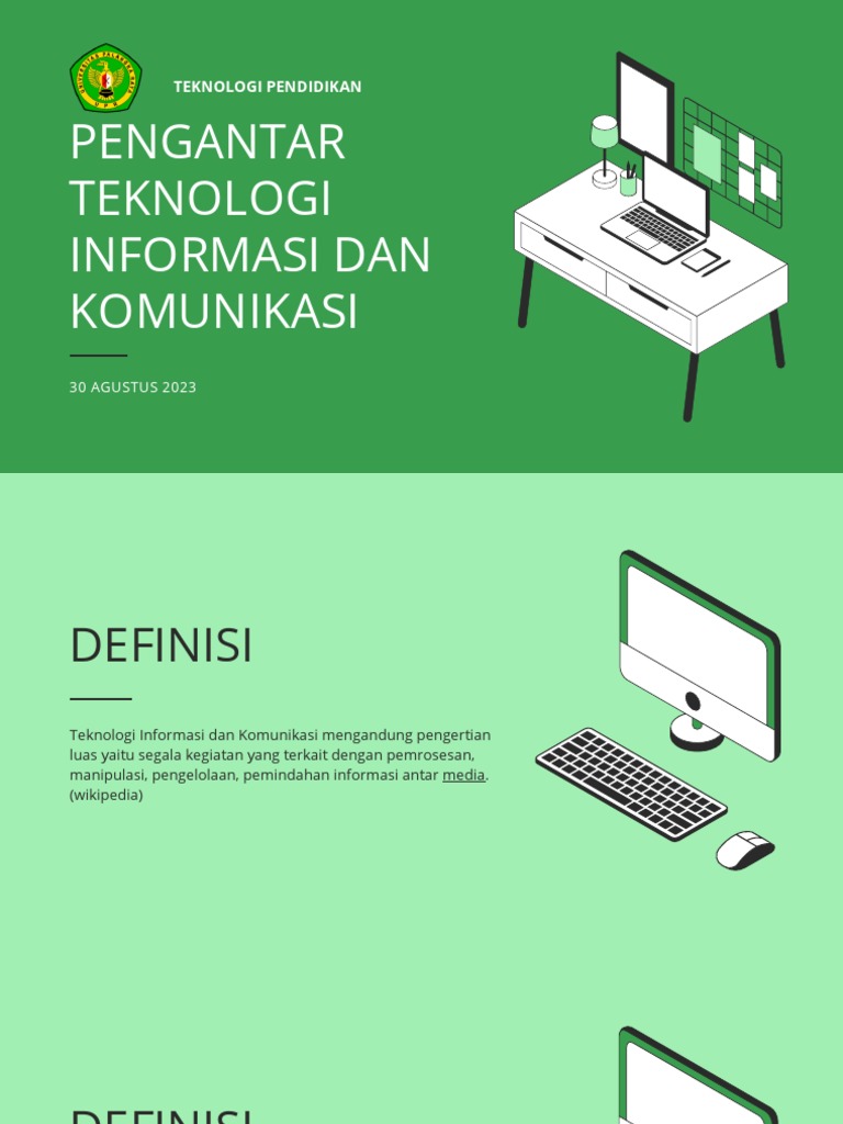 Pengantar Teknologi Informasi Dan Komunikasi 1 | PDF