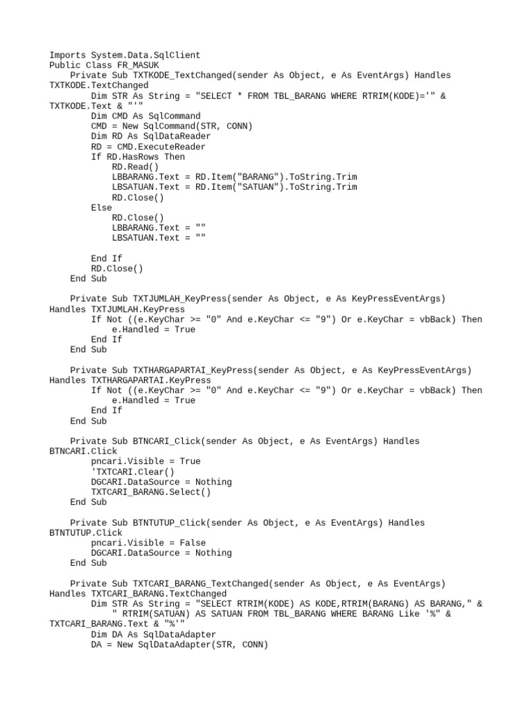 Fr Masuk Pdf Computing Computer Programming