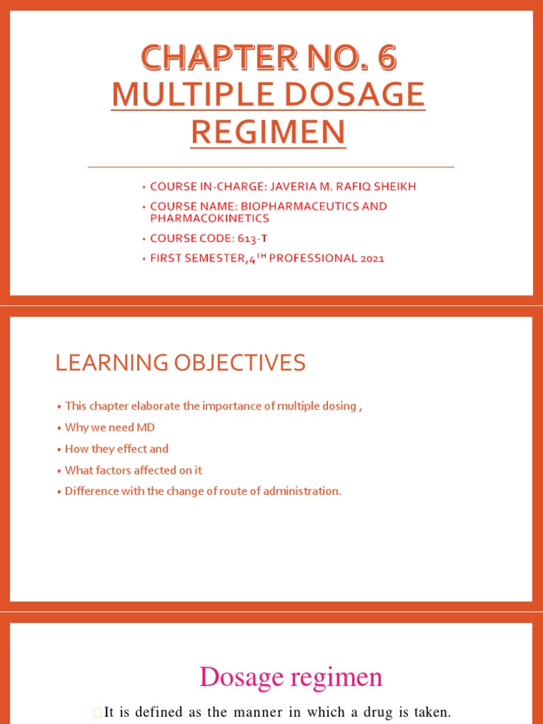 Chapter 6 | PDF | Chemistry | Dose (Biochemistry)