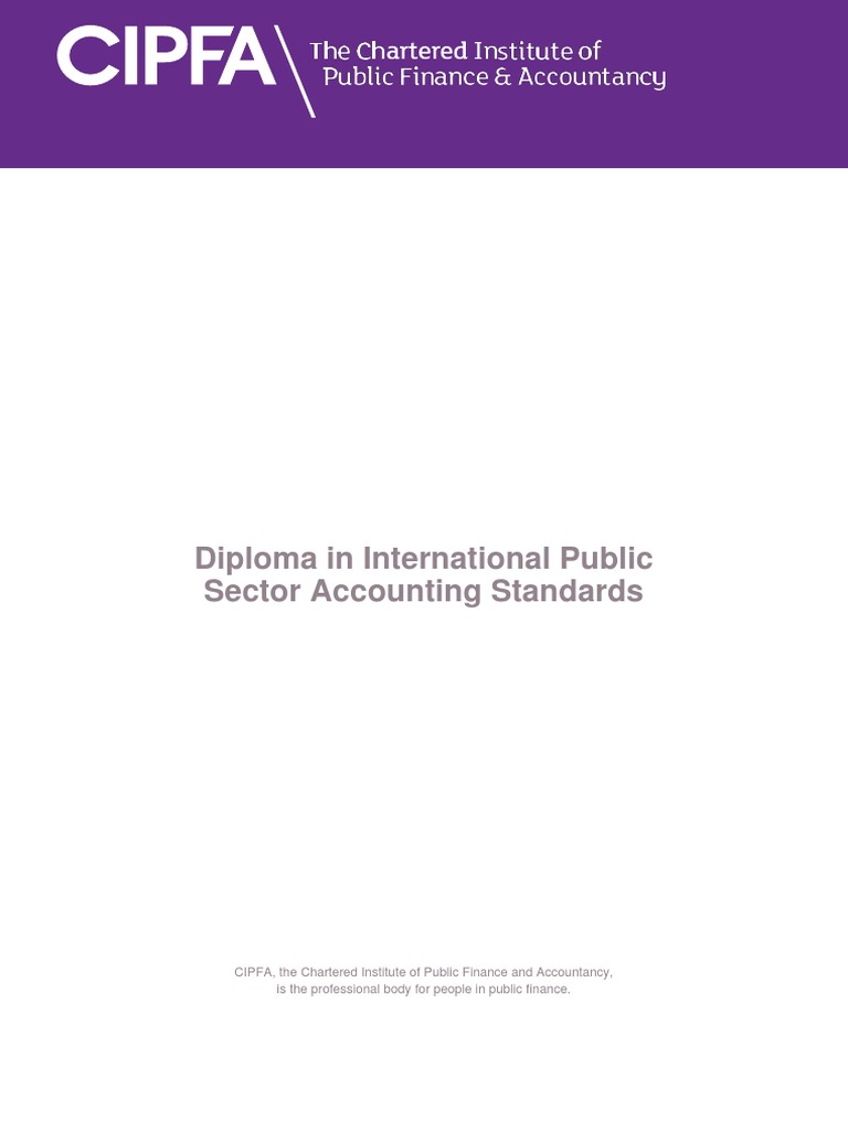CIPFA DIP Introduction - 2020 v1.1 | PDF | Financial Statement ...