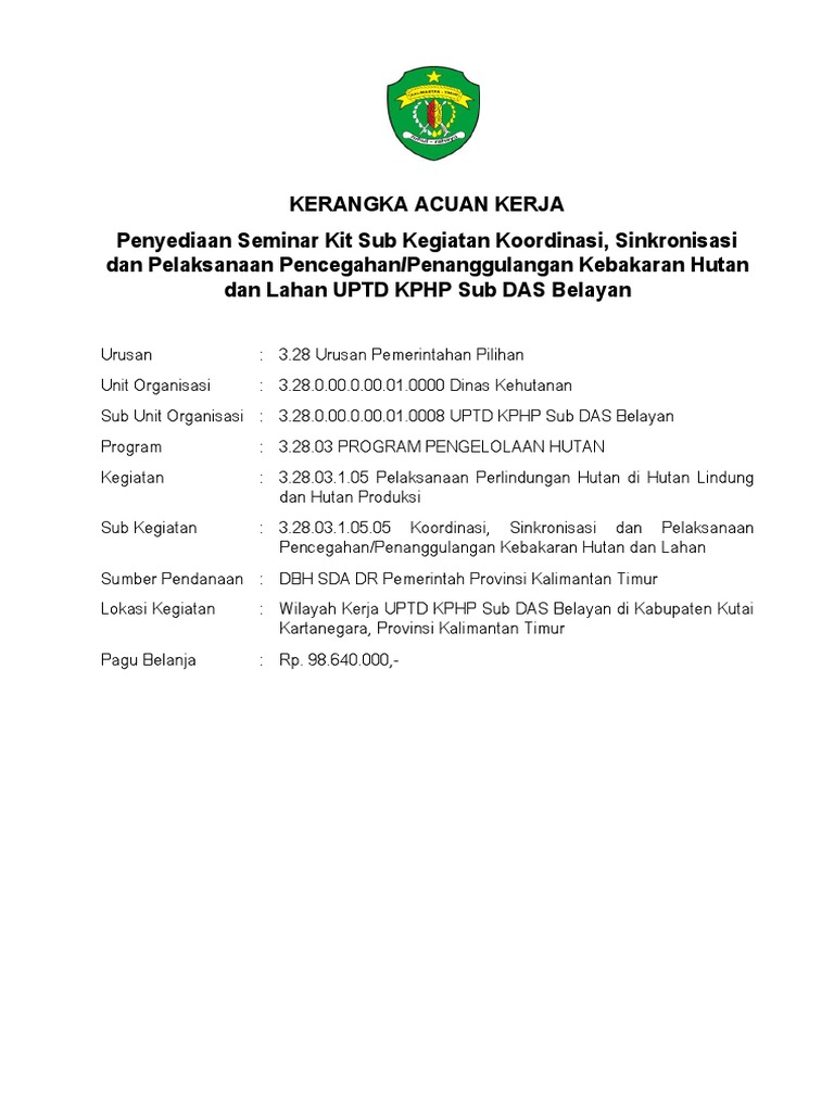 Penyediaan Seminar Kit Pencegahan Kebakaran | PDF