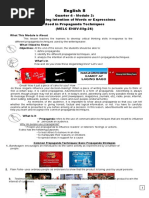 Propaganda Techniques G8 W2 3RD | PDF