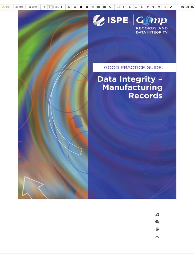 ISPE GOOD PRACTICE GUIDE Data Integrity - Manufacturing Records | PDF