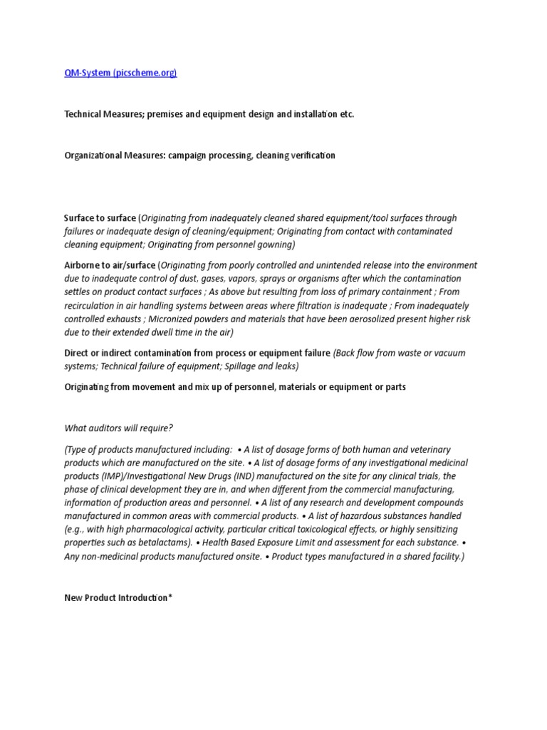 Prevention of Cross contamination guide | PDF