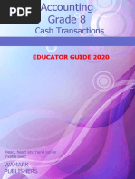 Grade 9 Financial Literacy Term 1 Cash Receipts Journal Study Notes | PDF