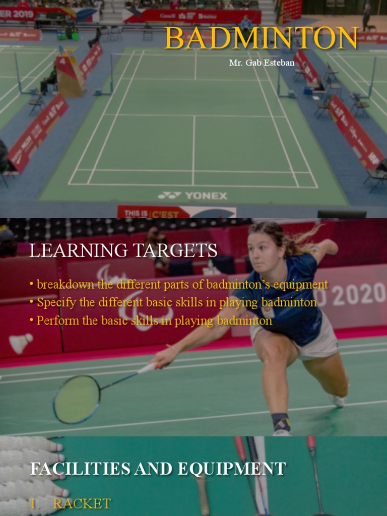 Badminton Equipment and Skills Guide | PDF | Athletic Sports