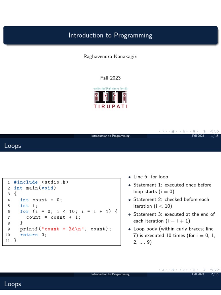 Lecture 4 | Download Free PDF | Scope (Computer Science) | Control Flow