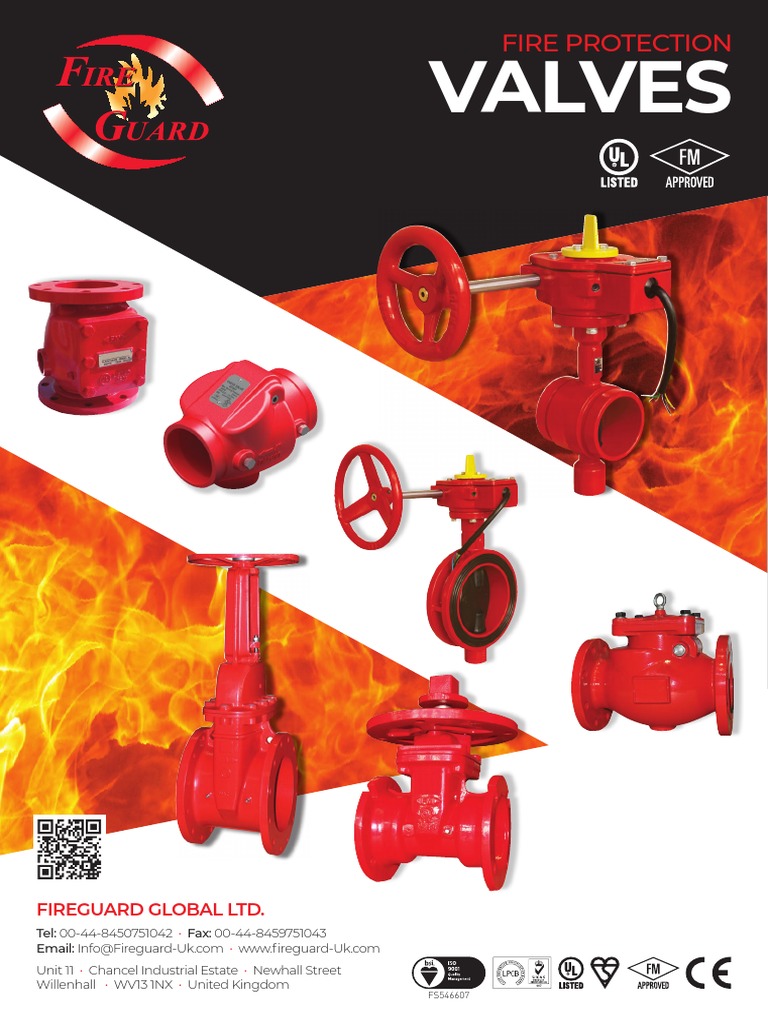 FG Valves Catalogue 4pp | PDF | Fire Sprinkler System | Valve